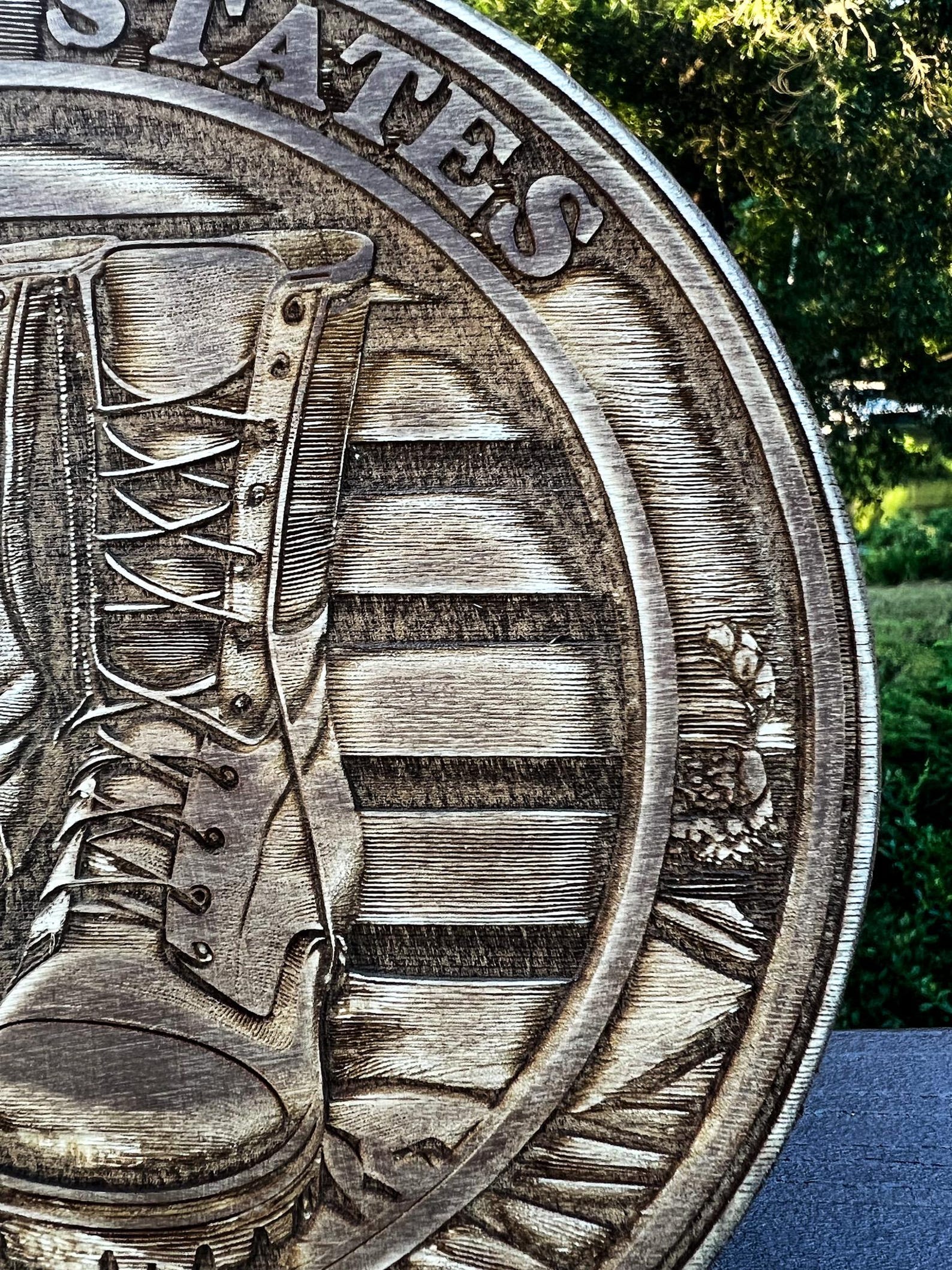 US Veteran Tribute, Laser Engraved, Custom Combat Boots, American Flag ...