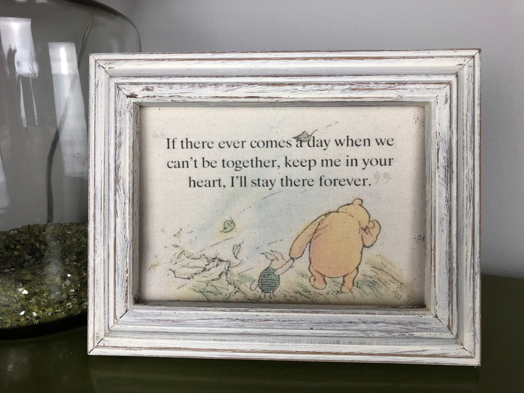Winnie the Pooh Sign If There Ever Comes a Day Pooh | Etsy