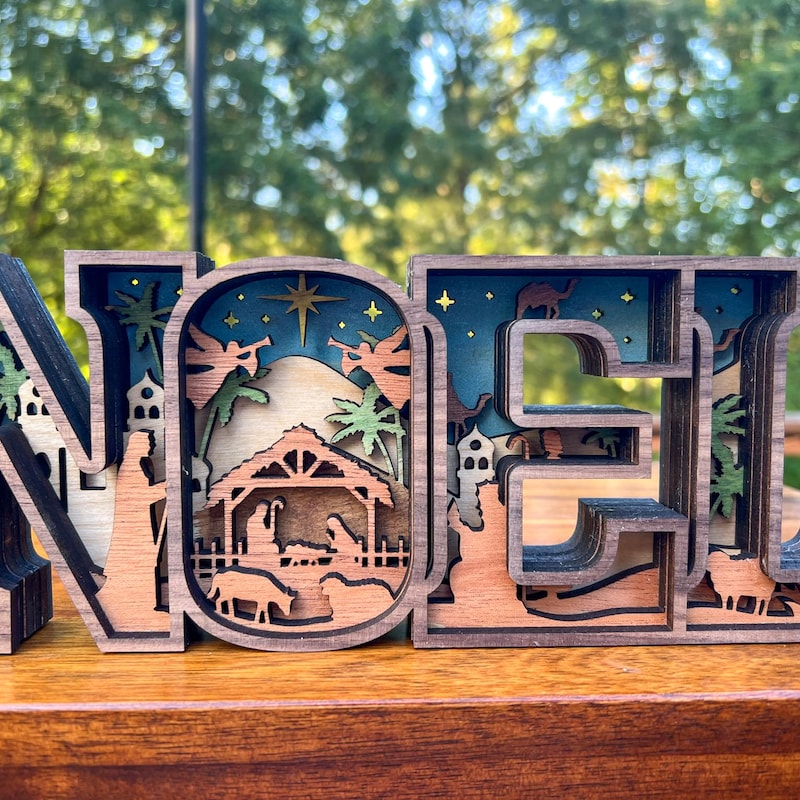 Noel Layered Wood - Etsy