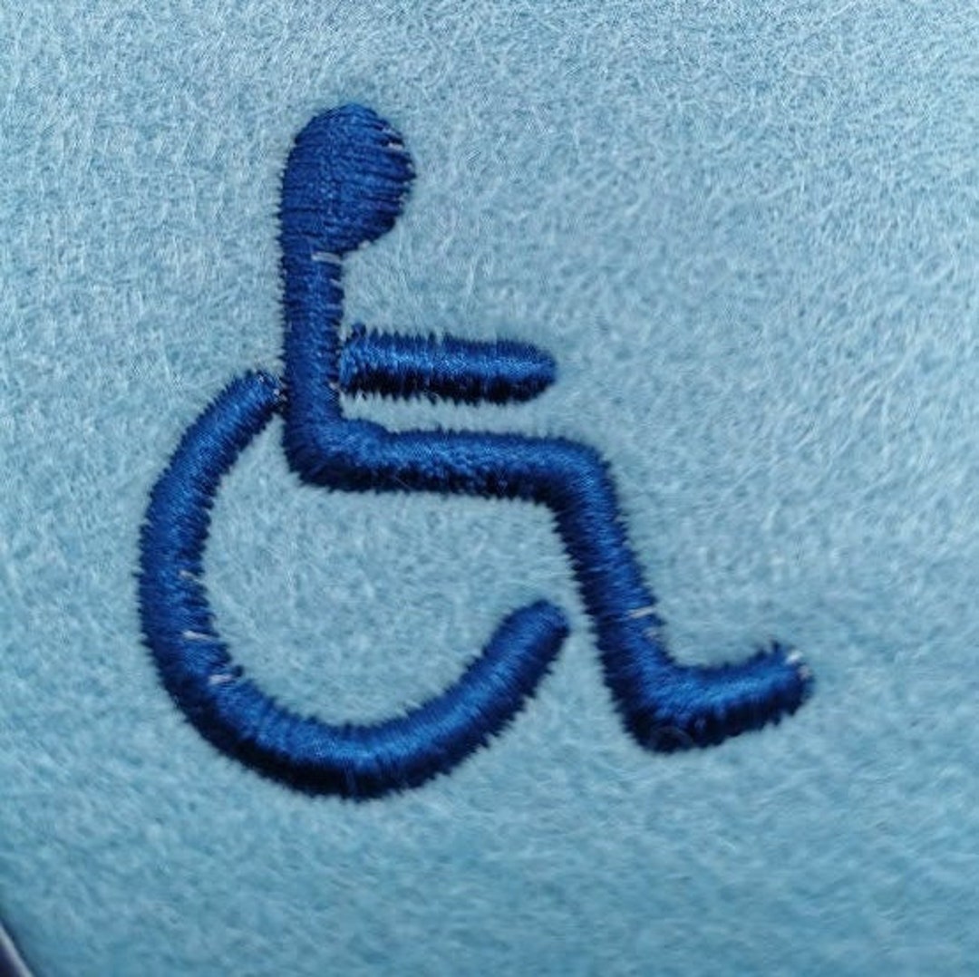Small Disabled Badge Logo - Embroidery File 4cm - Etsy UK