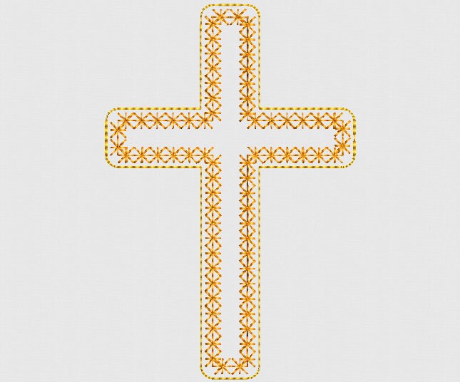 Cross for 4x4 Frame - Embroidery File Mega Bundle - Embroidery Files ...