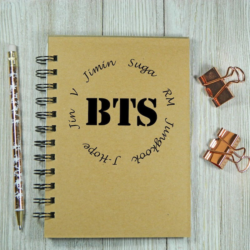 Bts Notebook - Etsy