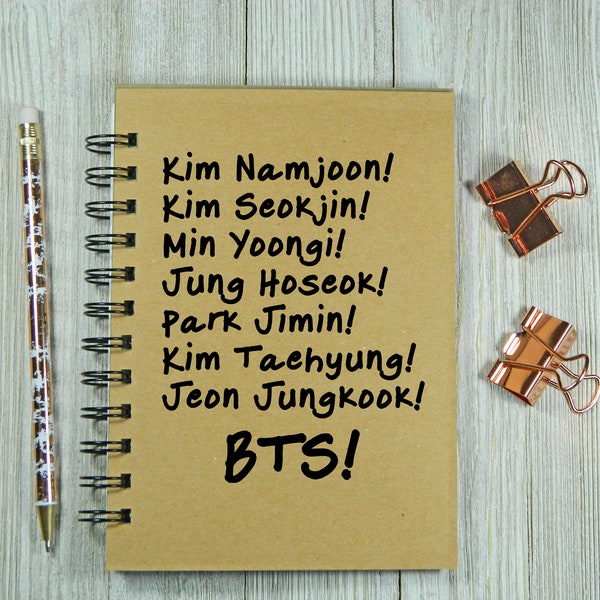 Bts Notebook - Etsy