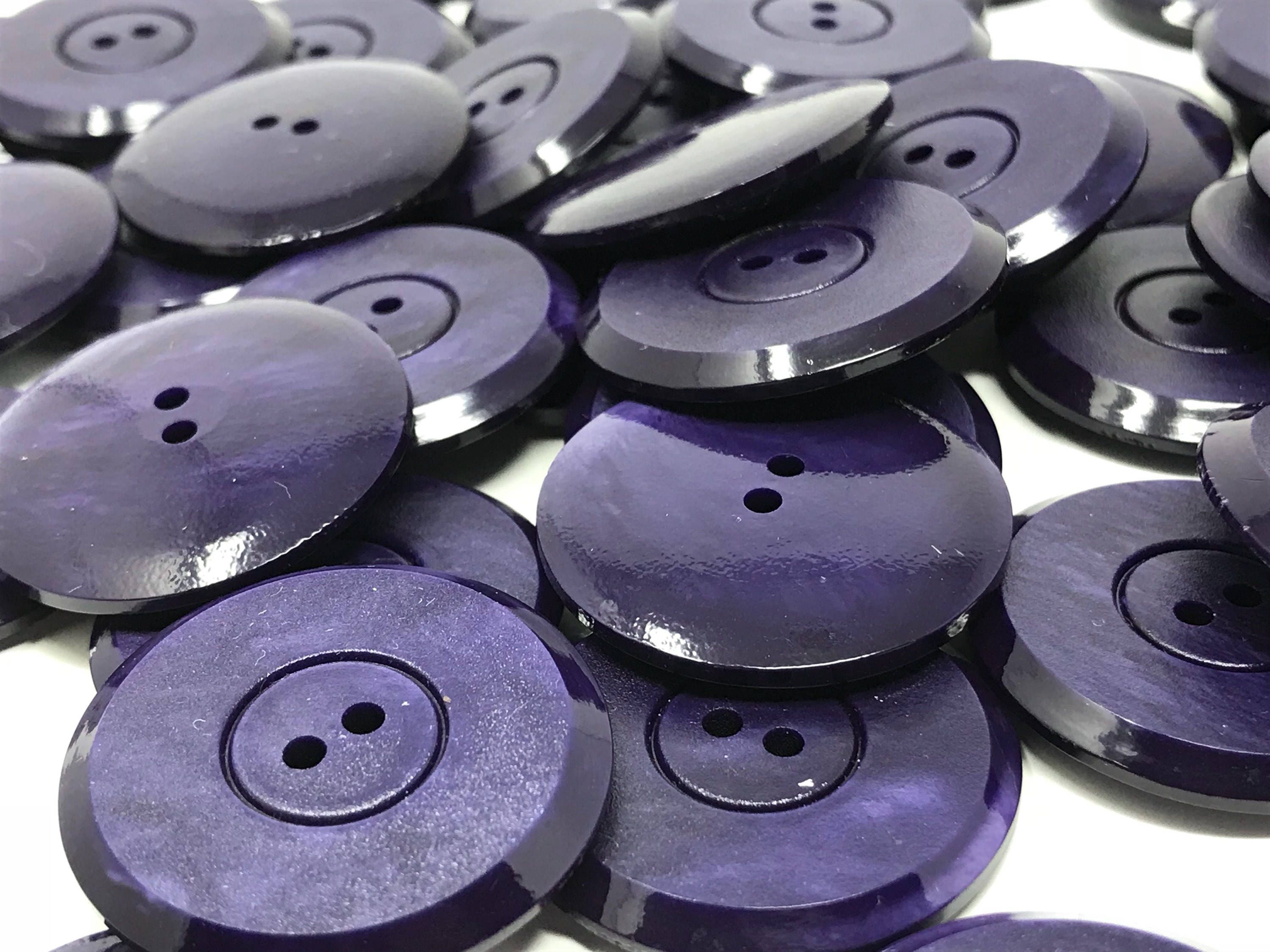 Choose From 4 Sizes 2 Colors Purple or Green 2hole Ring Buttons - Etsy