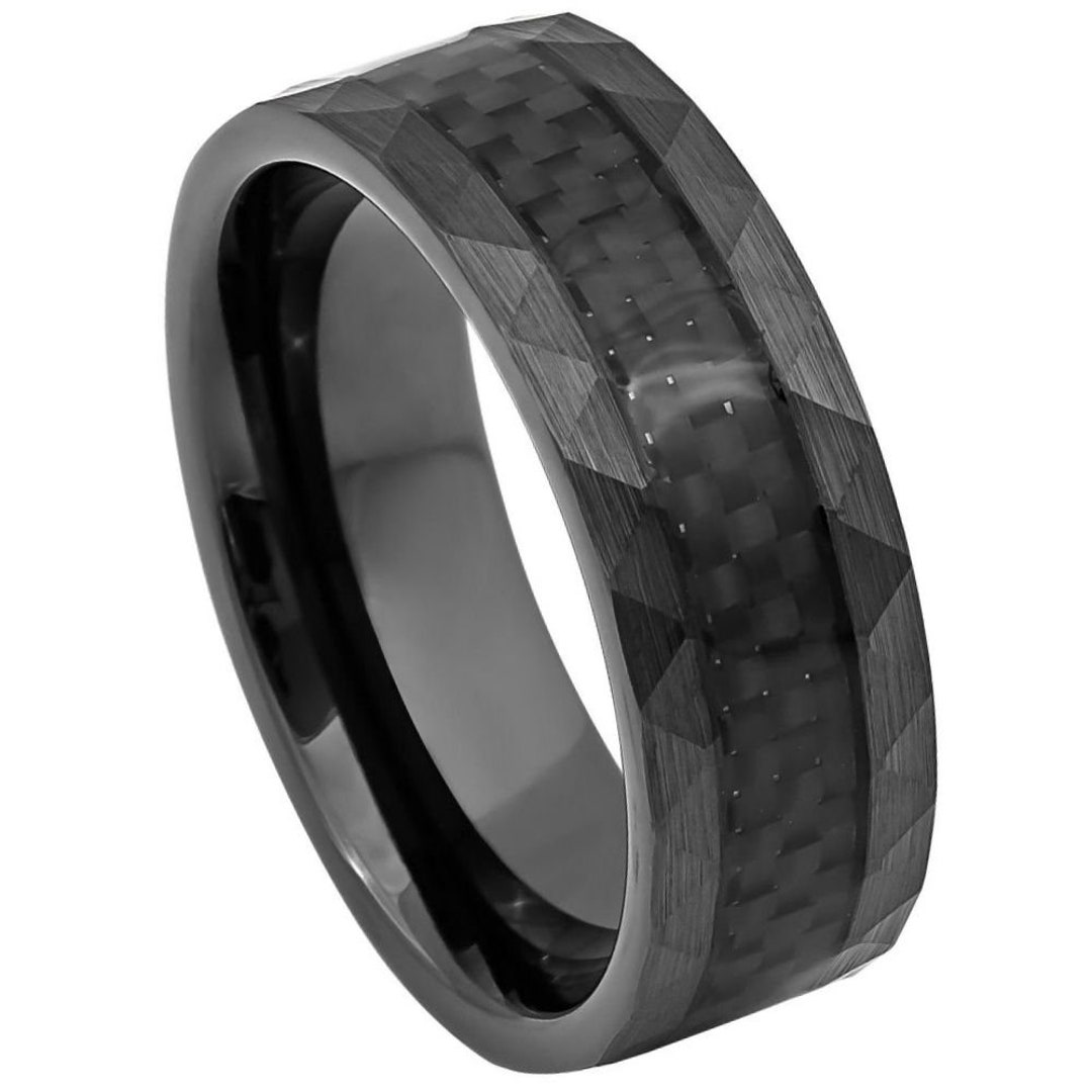 Free Personalized Laser Engraving Ring for Men and Women Tungsten Ring ...