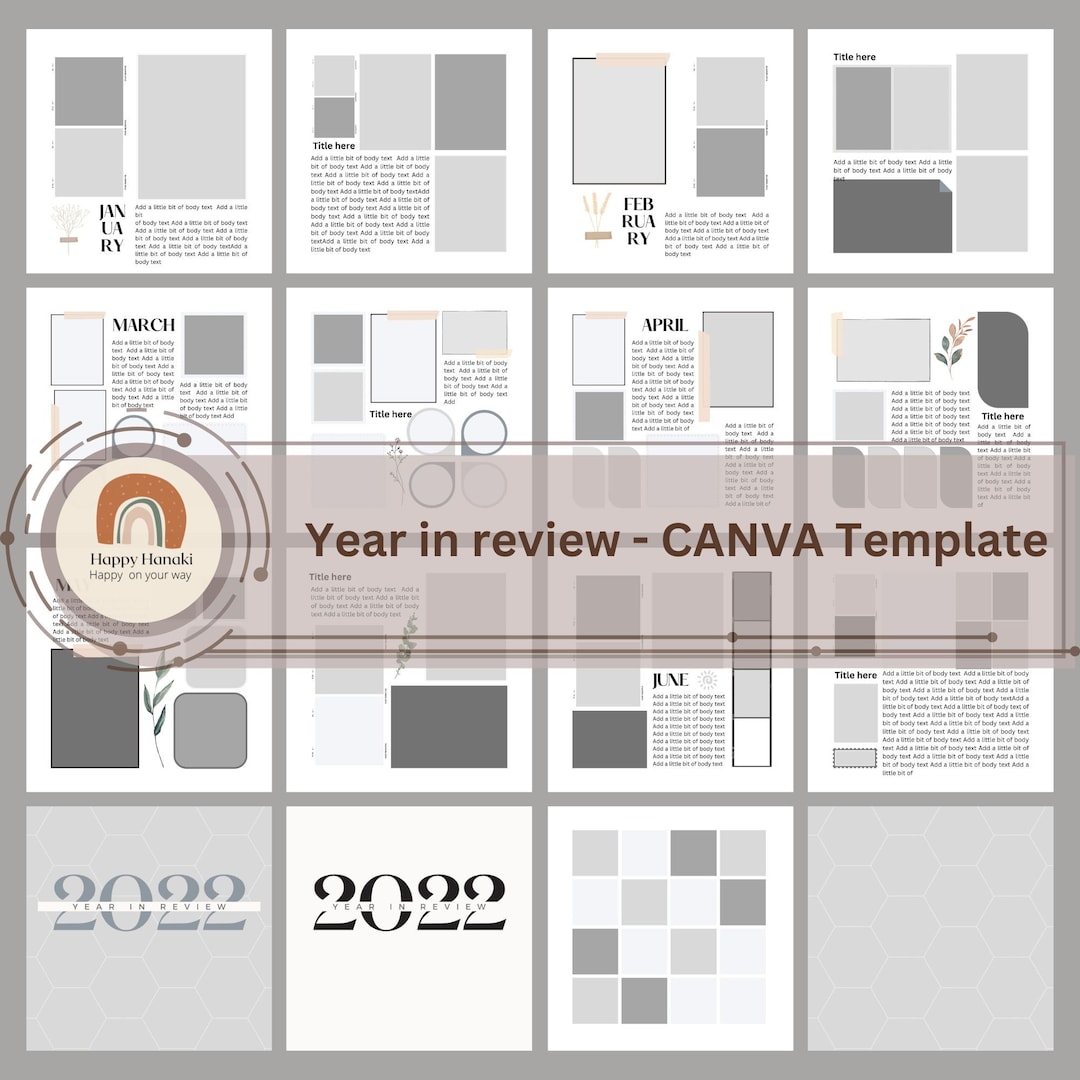 CANVA Photobok Template - 28 Pages 8x8 Inch (20x20 Cm) Photobook ...
