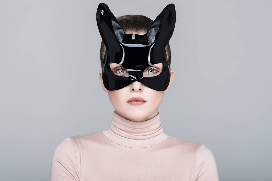 Latex Cat Mask Chronomatic - Etsy