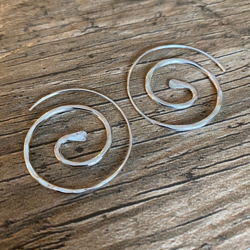 Swirl Earrings - Etsy