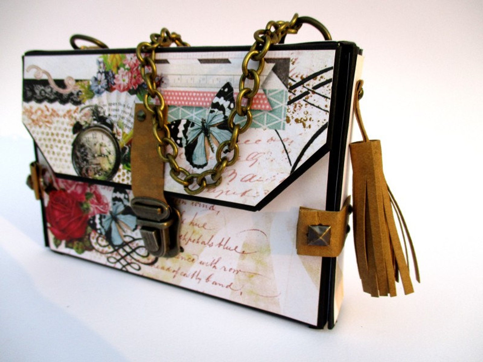 Mini Purse Scrapbook Album Tutorial (video Plus PDF) Instant Download ...