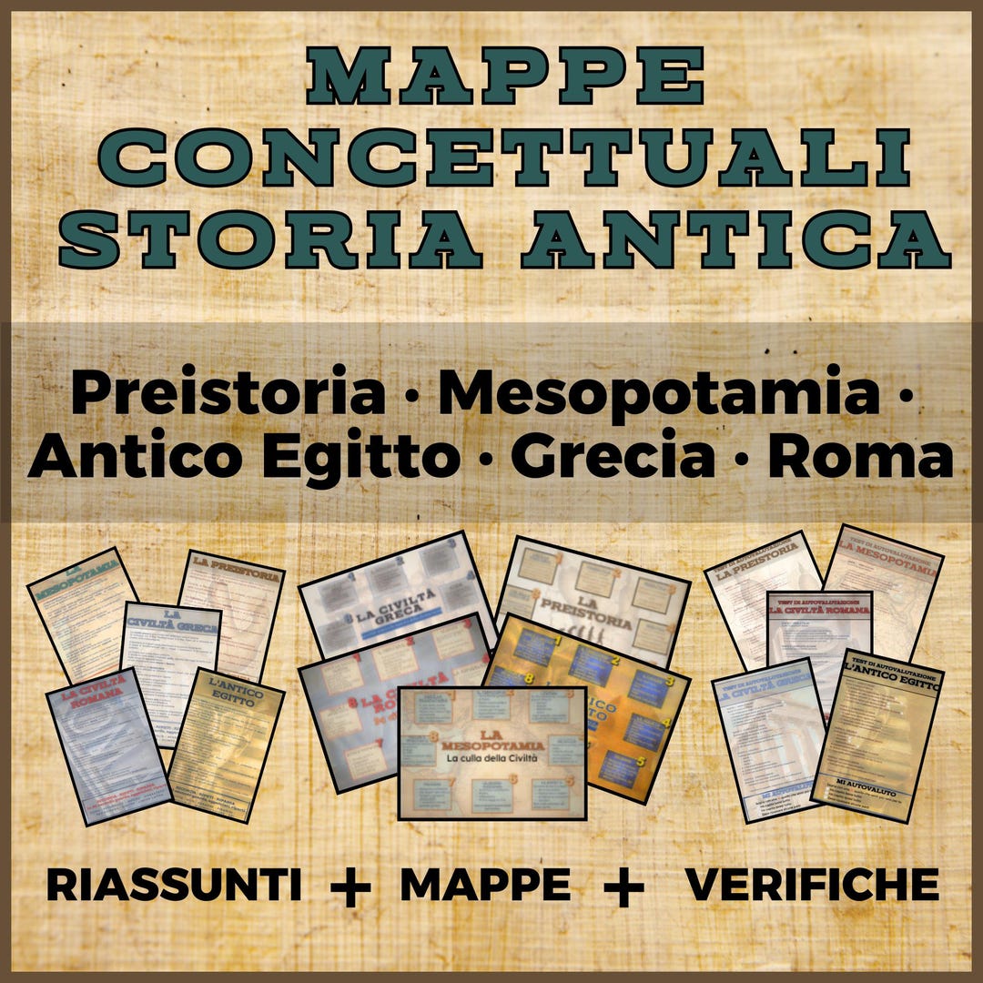 5 Concept Maps of Ancient History 5 Summaries, 5 Self-assessment Tests ...