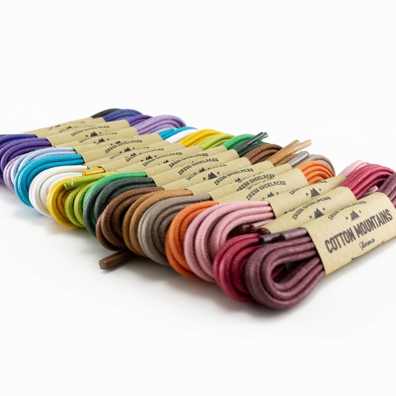 Cotton Shoelaces - Etsy