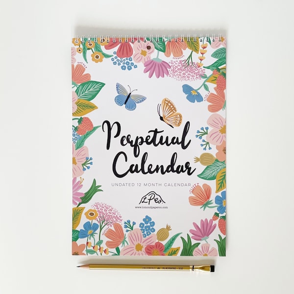 Perpetual Calendar - Etsy