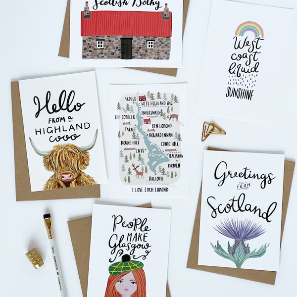 Scottish Cards - Etsy UK