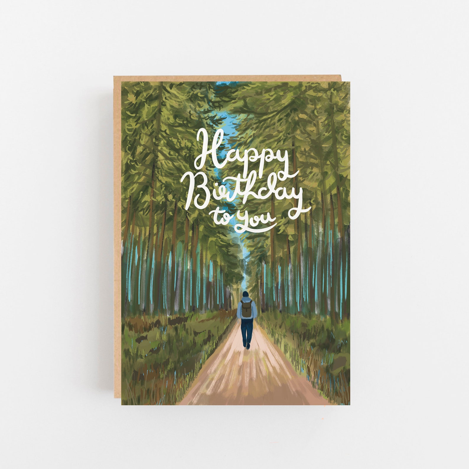 Happy Birthday to You Trees Card - Etsy