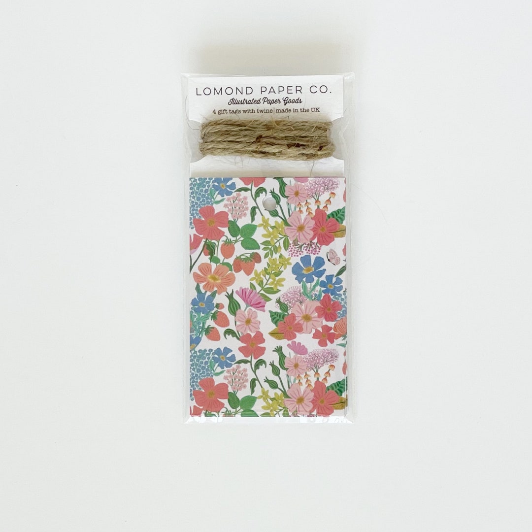 Summer Flowers Cream Gift Tags: the Perfect Finishing Touch to Your ...