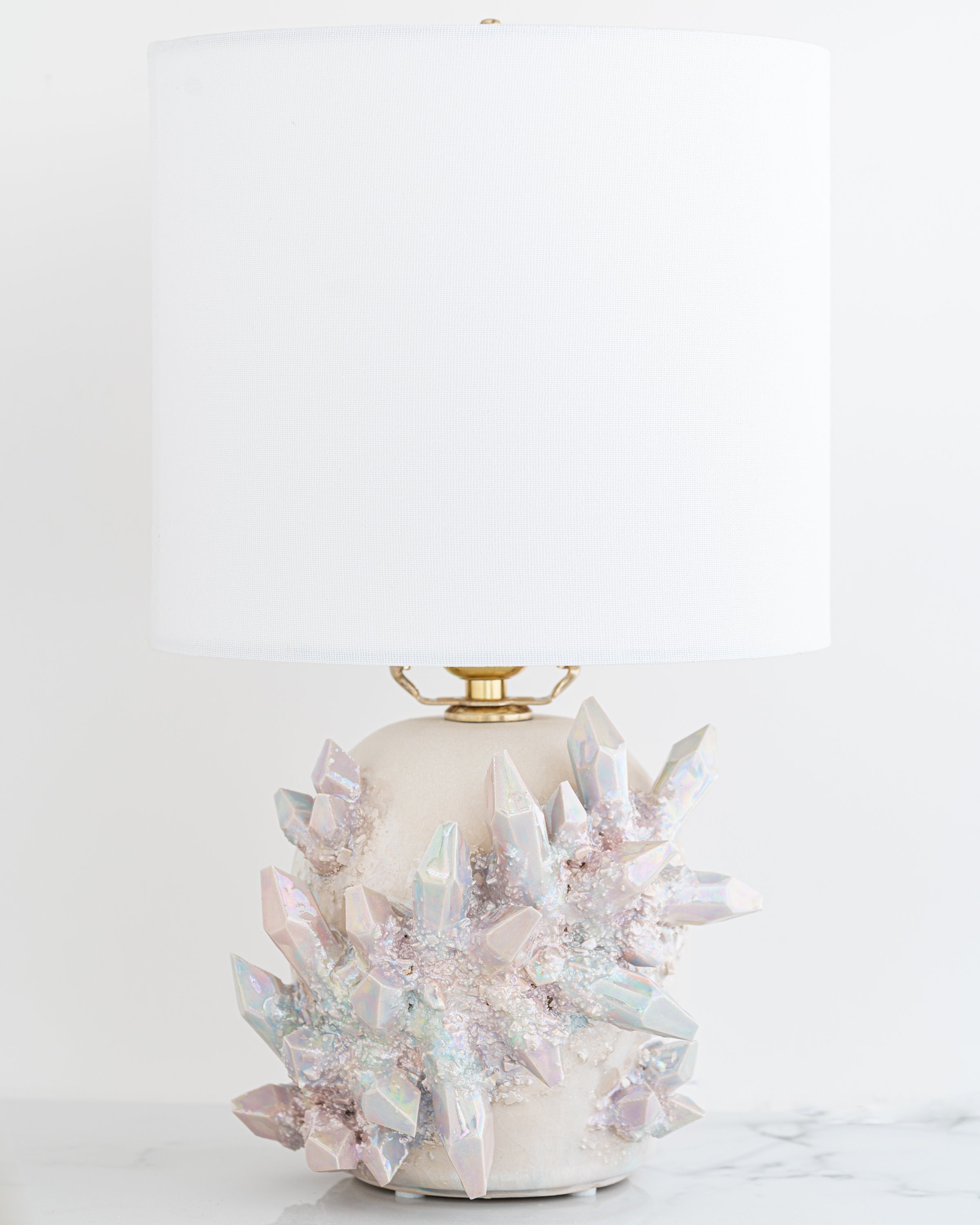 Aura Crystal Table Lamp Handmade Ceramic Crystal Lamp for a - Etsy UK