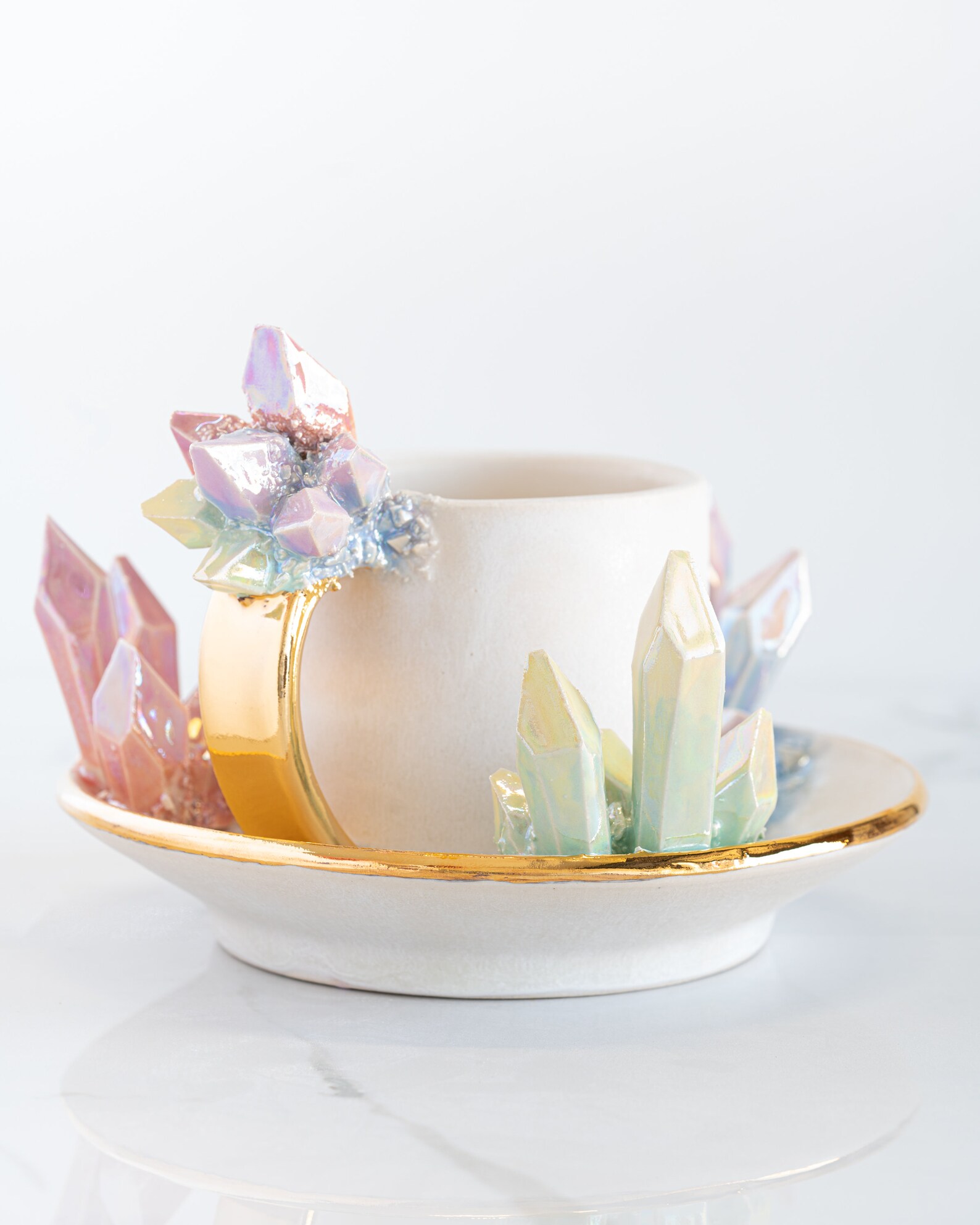 MADE-TO-ORDER: Rainbow Crystal Tea Set - Etsy