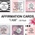 Affirmation Cards, "i Am", Set of 30, Positive Affirmations, Daily ...