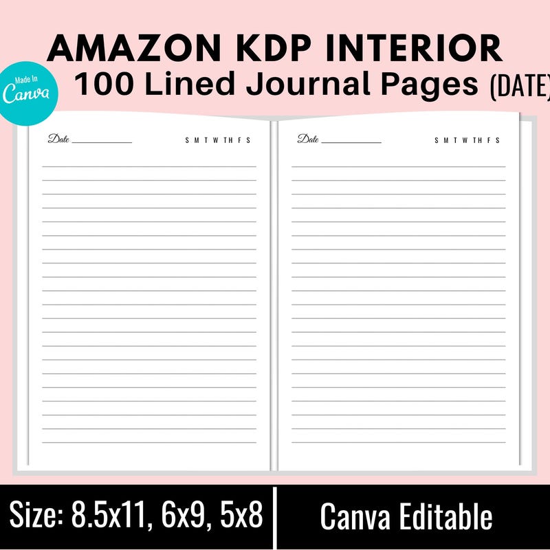 Kdp Template - Etsy
