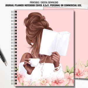 3 Printable Journal Covers, Planner Notebook Covers, Digital Planner ...