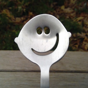Rare Vintage HOGRI Smiley Face Long Serving Spoon FRIENDS FOREVER Salad ...