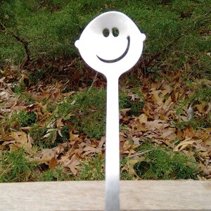 Rare Vintage HOGRI Smiley Face Long Serving Spoon FRIENDS FOREVER Salad ...