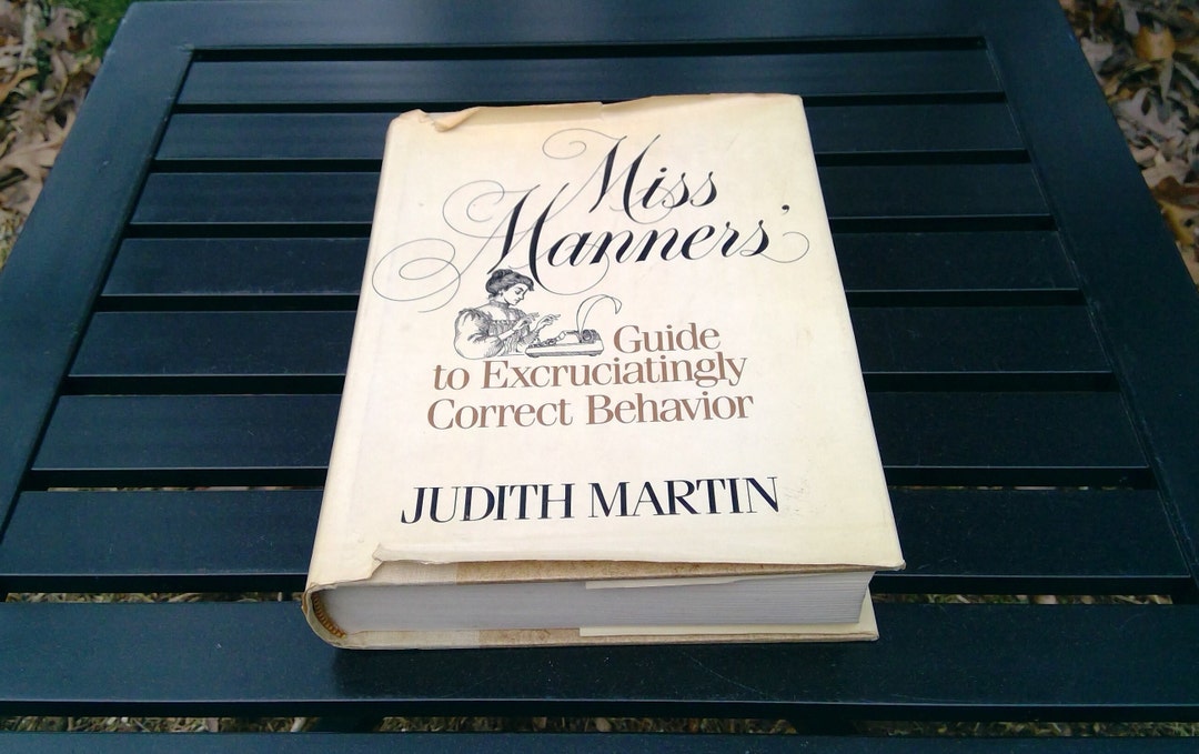 Vintage RARE First Edition Miss Manners Guide to Excruciatingly Correct ...