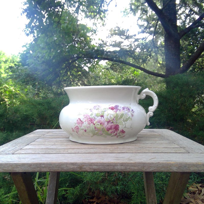 Ironstone Planter Pot - Etsy