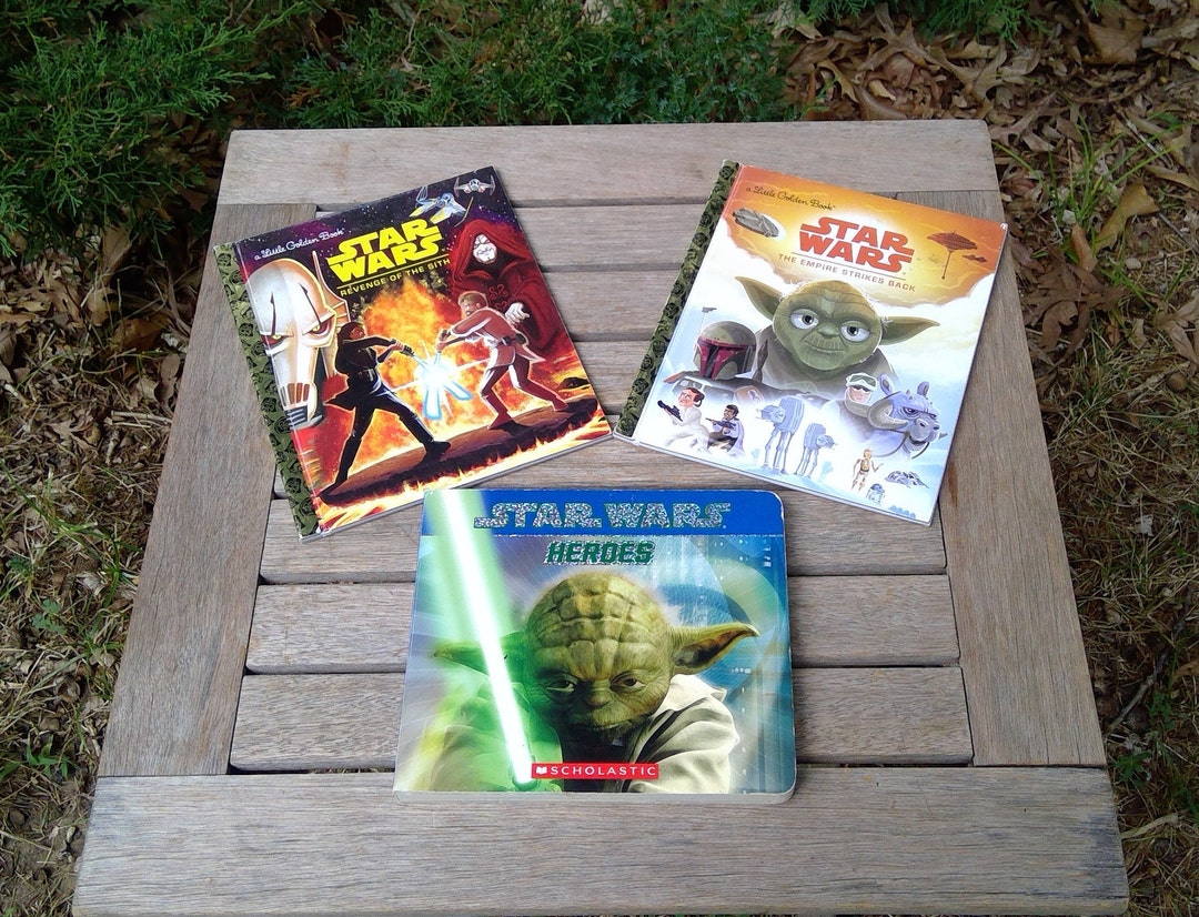 Vintage STAR WARS Books Little Golden the Empire Strikes Back Revenge ...