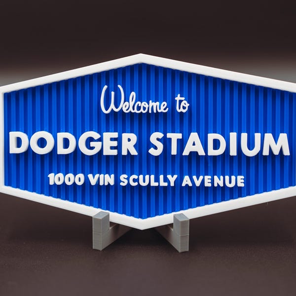 La Dodger Wall Sign - Etsy