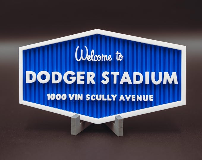 Dodger Baseball Sign 19” - Etsy