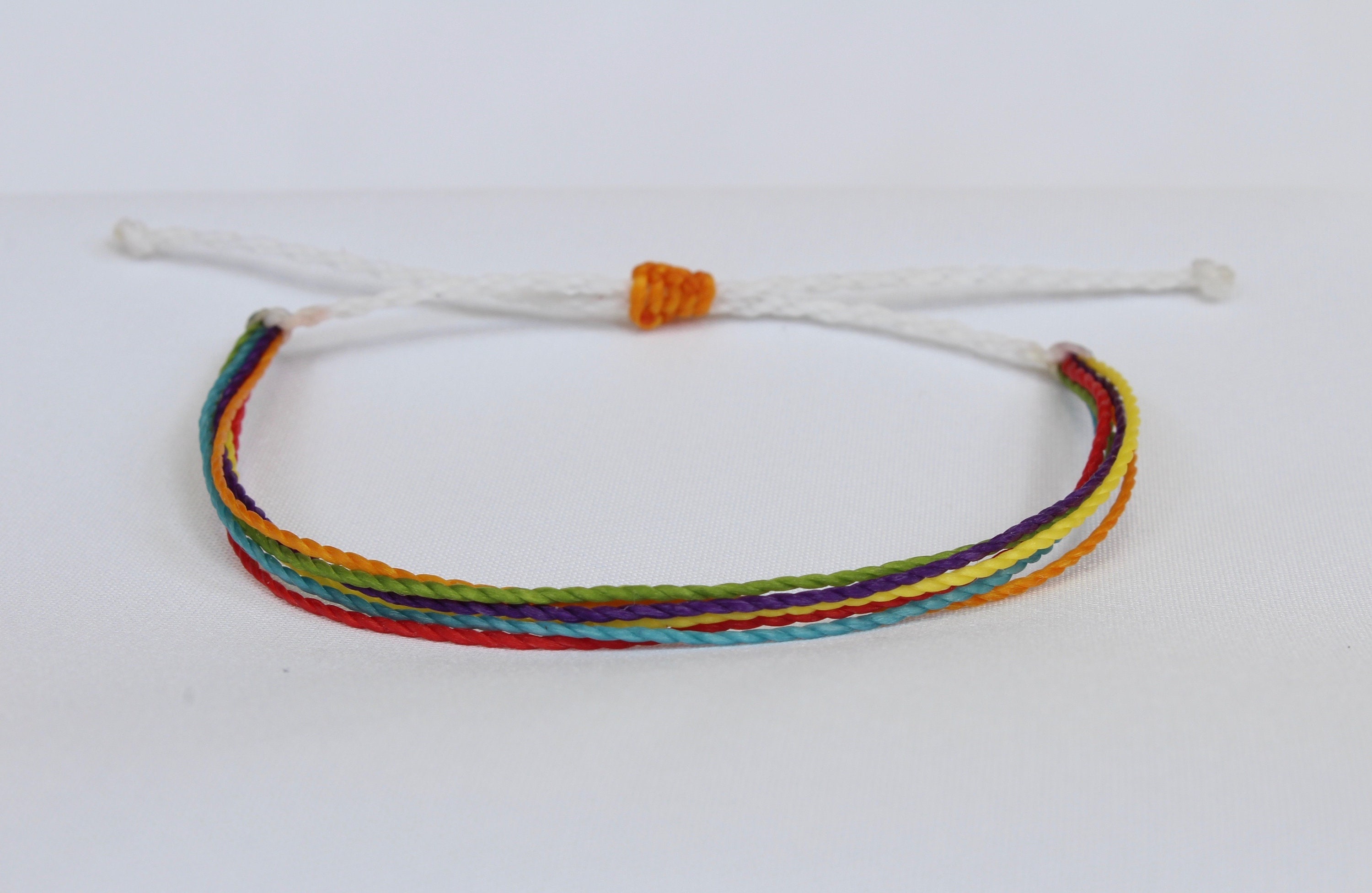 Rainbow LGBTQ Pride Bracelets! - Waterproof and Adjustable - Braided ...