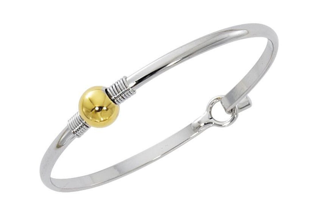 Nautical Cape Cod Style Gold Ball Bracelet - Etsy