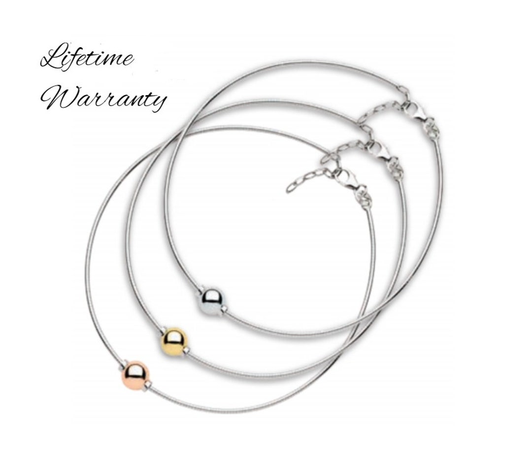 Cape Cod Ball Anklets (silver, Gold or Rose Gold) - Etsy