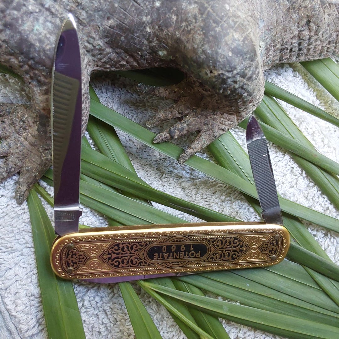 Shriner's Potentate Knife - 1960 Harvey Mack - WARA Solingen, Germany - Excellent Condition - Etsy