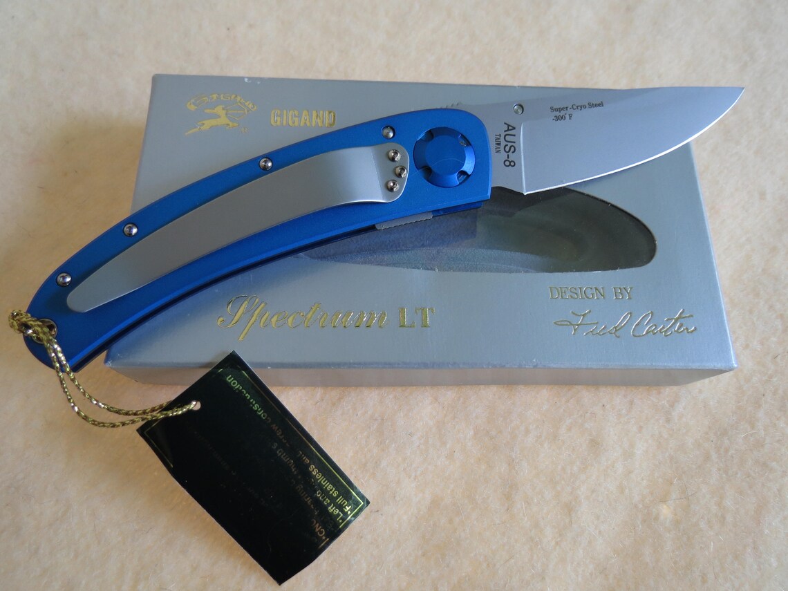 Gigand Fred Carter Knife spectrum Lt Folding - Etsy