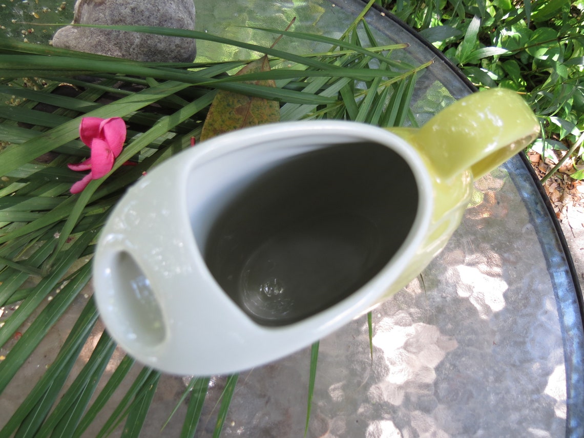 Hall Pitcher Vintage Yellow Pottery Pitcher Excellent - Etsy
