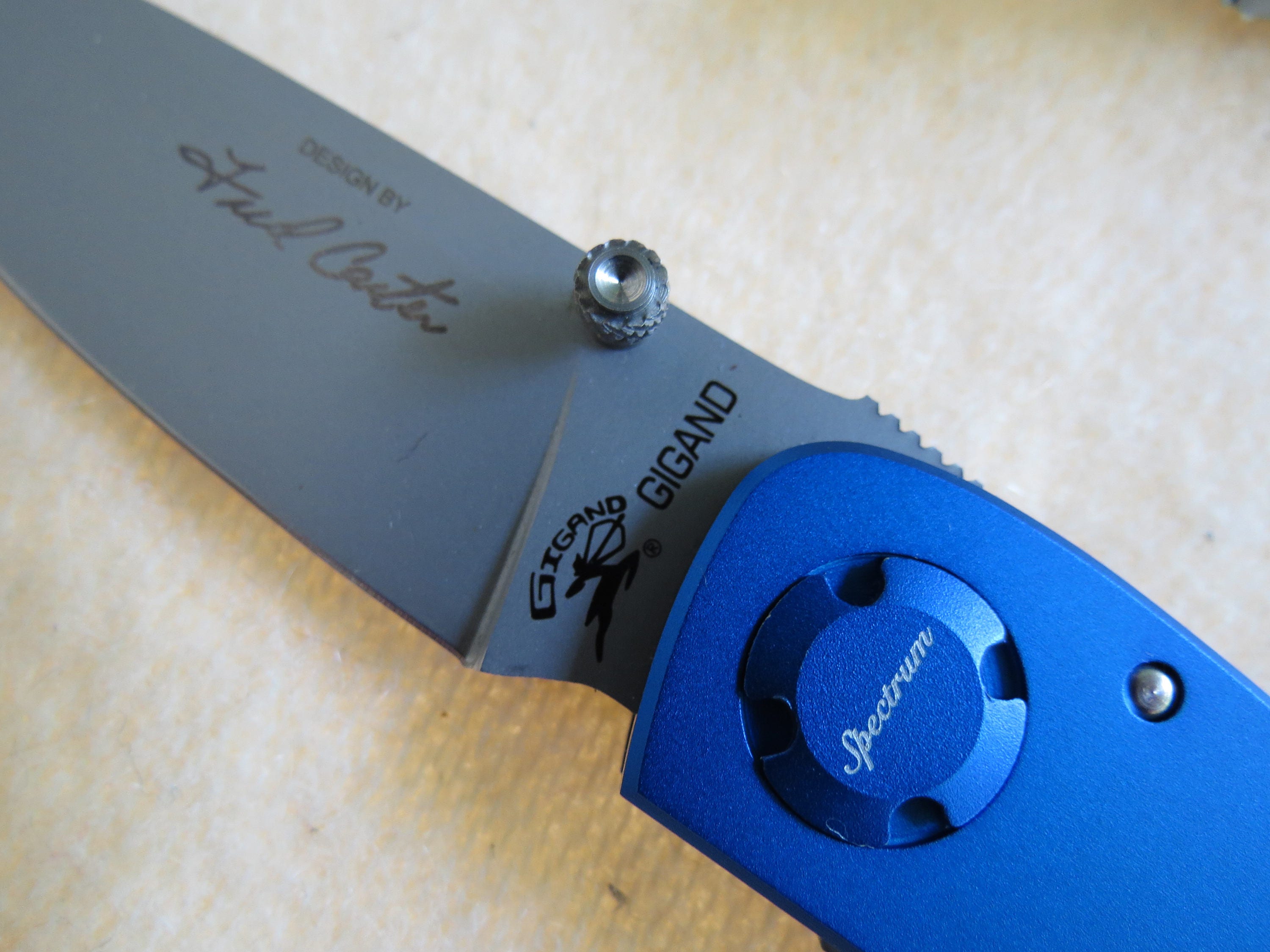 Gigand Fred Carter Knife spectrum Lt Folding - Etsy