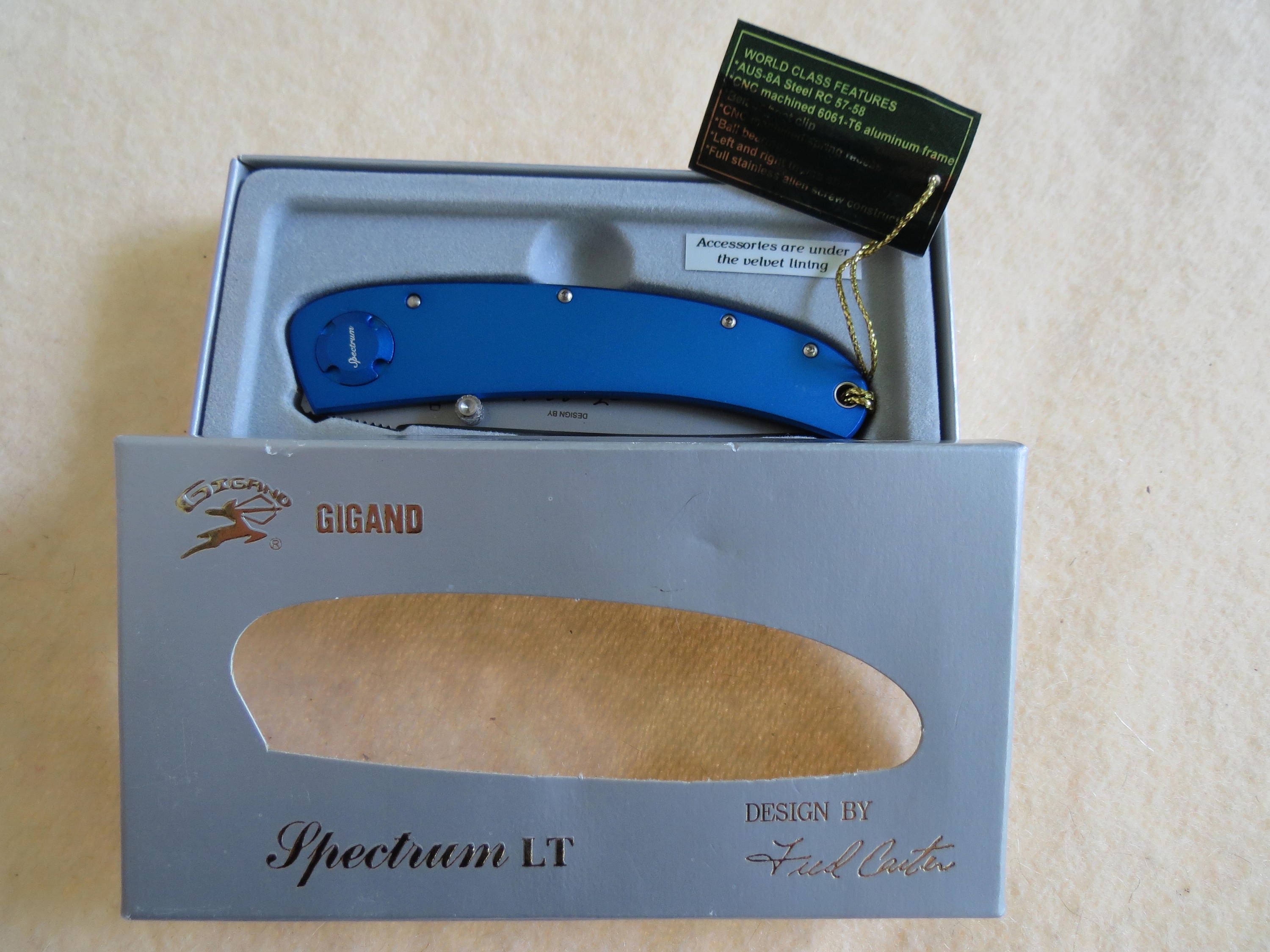 Gigand Fred Carter Knife spectrum Lt Folding - Etsy