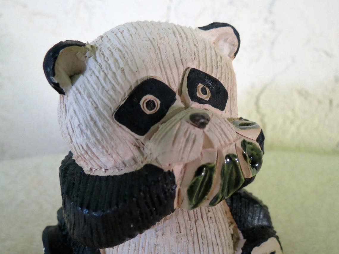 Riconada Panda Bear - Artesonia Rinconada Uruguay Figurine - Excellent ...