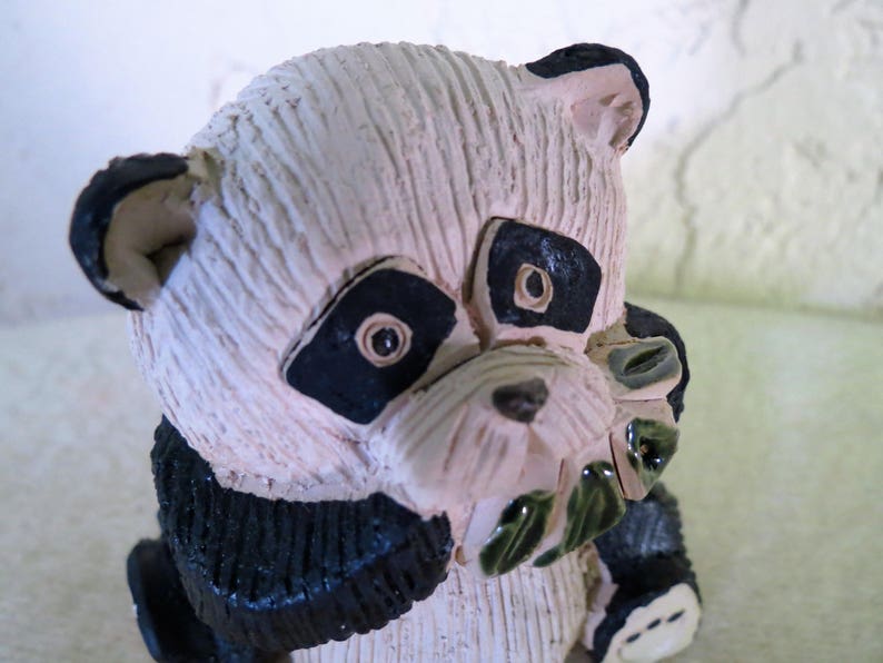 Riconada Panda Bear - Artesonia Rinconada Uruguay Figurine - Excellent ...