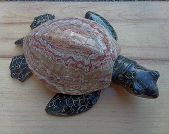 Carved Stone Turtle | Etsy