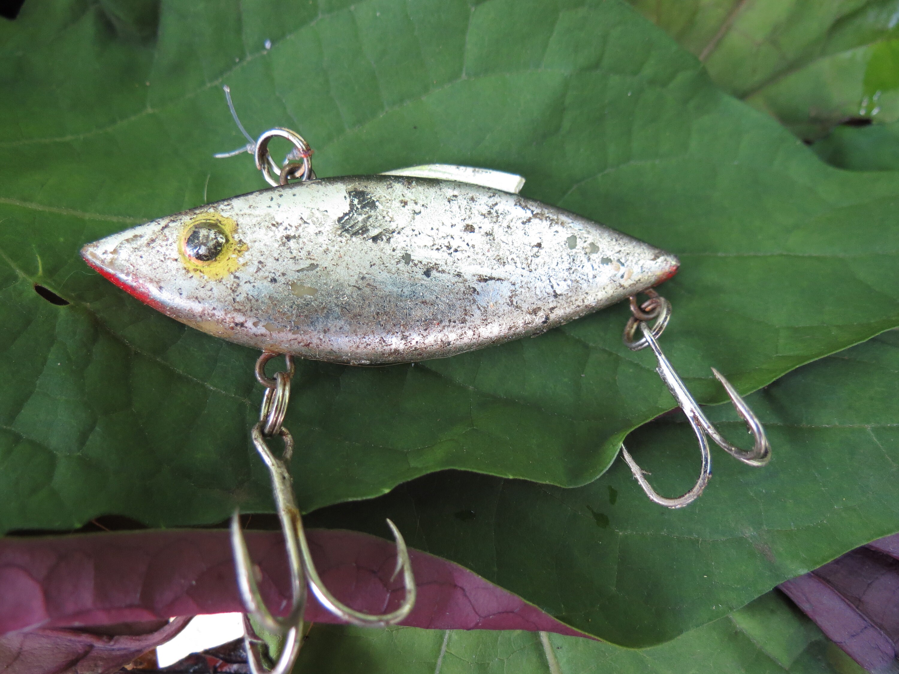 Silver Plastic Fishing Lure Rattles Antique | Etsy