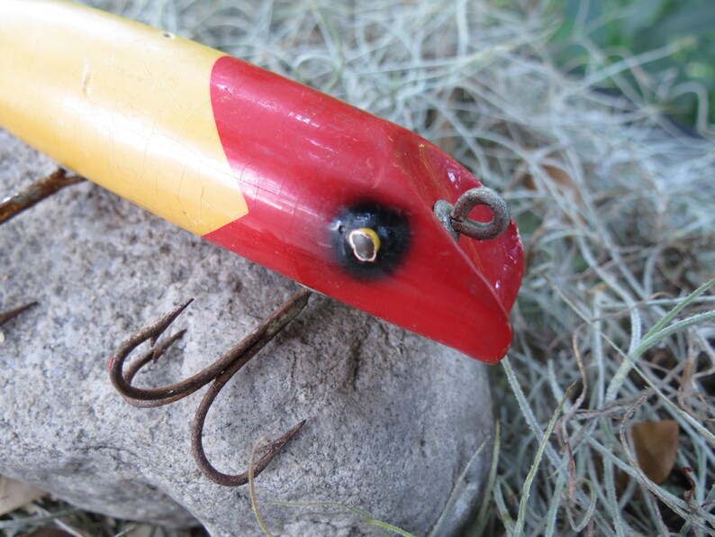 South Bend Bass Oreno Wooden Fishing Lure Antique Wood Fish - Etsy
