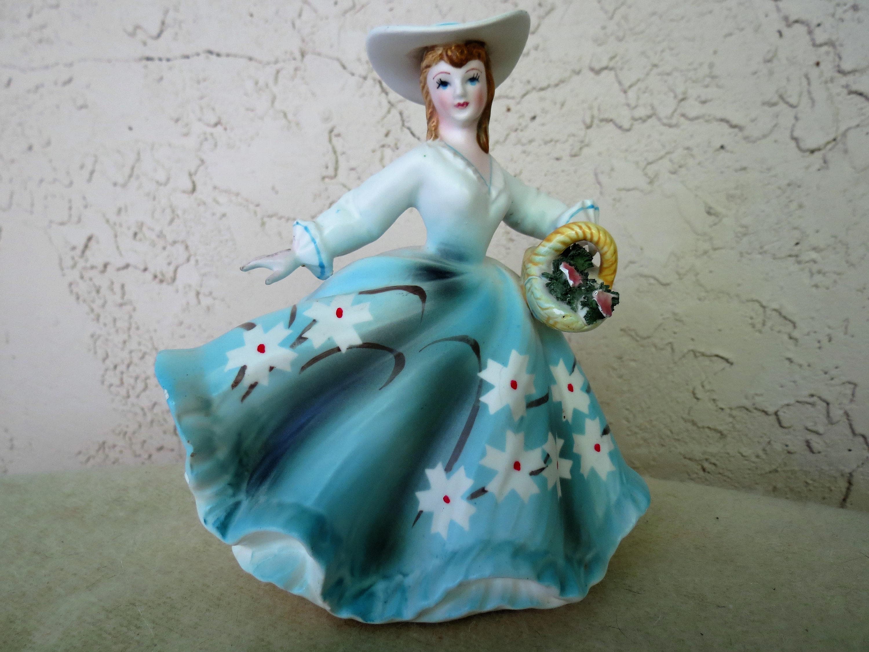 Lefton's Lady Vase Made in Japan Lefton Collectible - Etsy