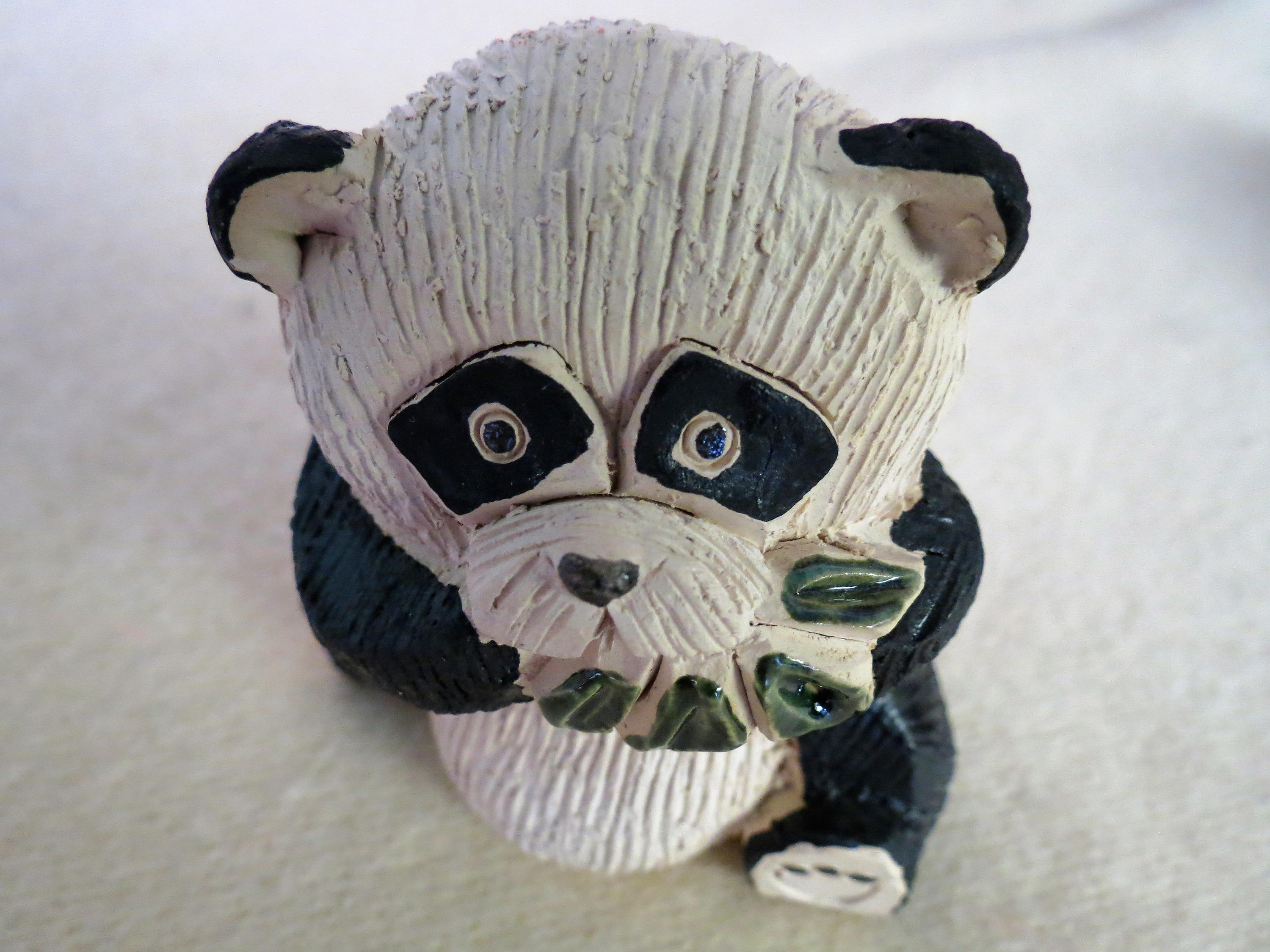 Riconada Panda Bear - Artesonia Rinconada Uruguay Figurine - Excellent ...
