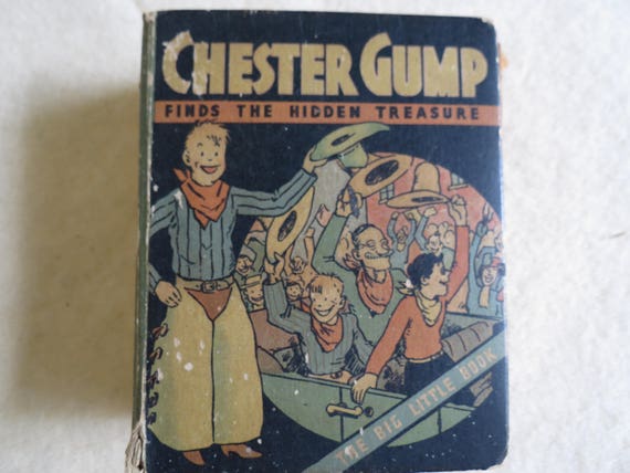 The Big Little Book Chester Gump Finds the Hidden Treasure | Etsy