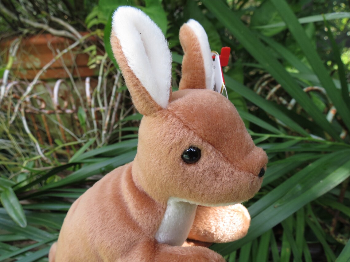 TY pouch Beanie Baby Kangaroo & Joey Vintage - Etsy