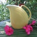 Hall Pitcher Vintage Yellow Pottery Pitcher Excellent - Etsy
