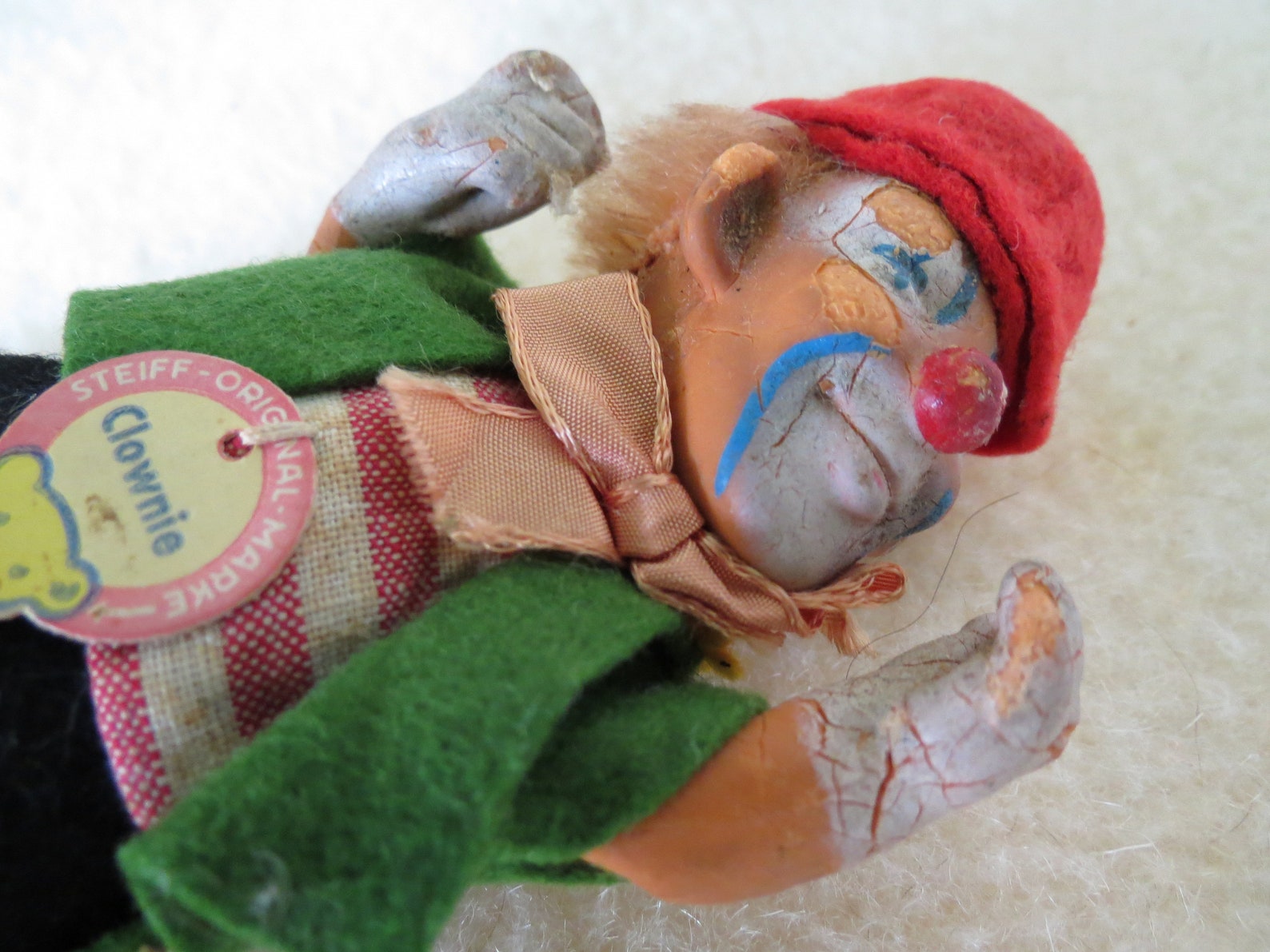 Steiff clownie Antique Stuffed Animal Antique - Etsy